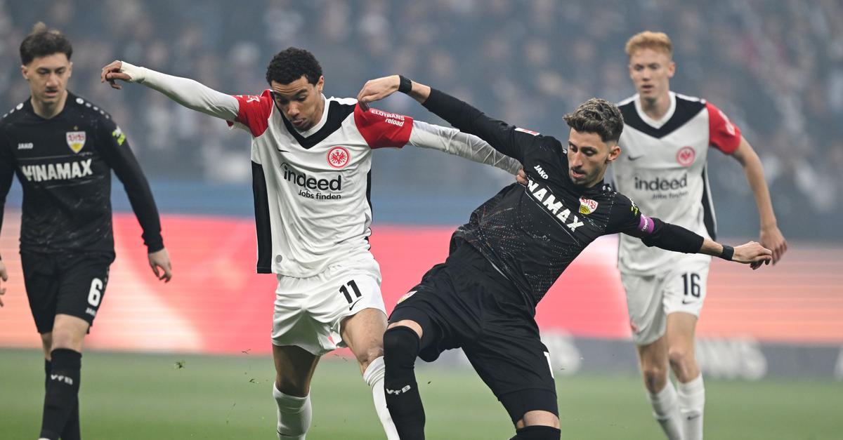 Eintracht Frankfurt besiegt Stuttgart in Überzahl